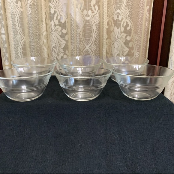 Pyrex | Dining | Set Of 6 Vintage Pyrex 4 Glass Berry Dessert Custard ...